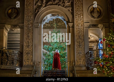 Carole Copeland dress as the Pied Piper playing her pipe during the ...