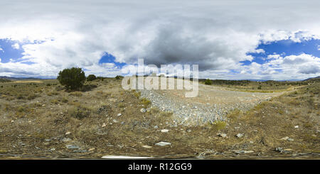 360° view of 360 degree desert landscape. Equirectangular projection ...