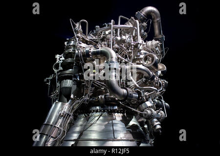 Apollo Saturn V rocket engine exhaust shroud Kennedy Space Center ...