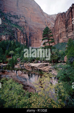Emerald Pools Waterfalls. Zion National Park, Utah Stock Photo - Alamy