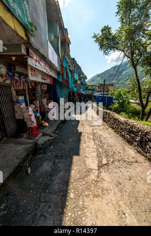 Dharchula, Uttrakhand, India - September 27, 2018 : Dharchula Town in ...