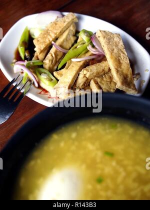Photo of fried tofu or tokwa Stock Photo - Alamy