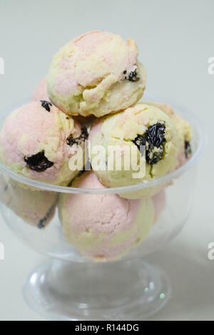 Cookies ice cream sandwich, a frozen dessert consisting of ice cream ...