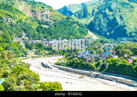 Sharda River in Dharchula - India Nepal Border, Uttrakhand Stock Photo ...