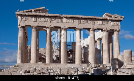 ATHENS, GREECE - JANUARY 20 2017: Panoramic view of Academy of Athens ...