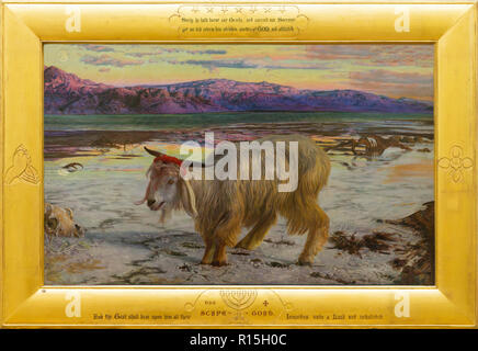 Scapegoat by William Holman Hunt 1854-1855 in interior Lady Lever ...