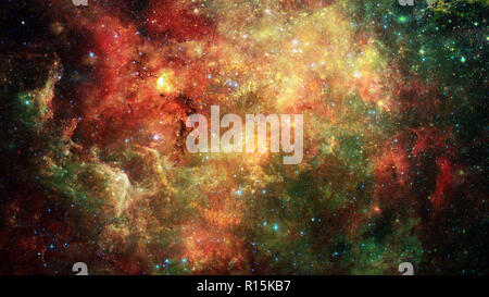 Spiral galaxy. Elements of this image furnished by NASA Stock Photo - Alamy