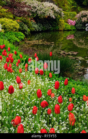 Butchart Gardens- Quarry Lake in the Sunken Garden, Victoria, BC ...