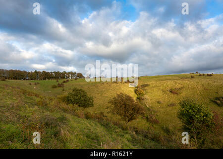 The Devils Kneading Trough, Wye Downs National Nature Reserve Stock ...