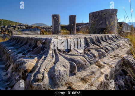 Excavation site, Ancient Illyrian city Duklja, Doclea, Podgorica ...