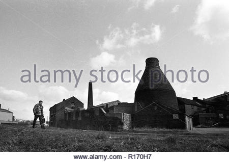 The Potteries in Stoke on Trent 1950s industrial Britain Uk Stock Photo ...