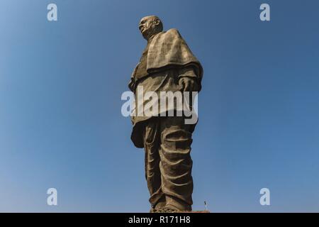 The world's tallest statue, 'Statue of unity',at a height of 182 metres ...
