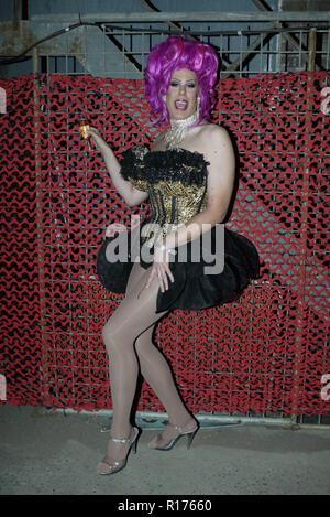 Drag performer Penny Tration The official launch party for `V Australia ...