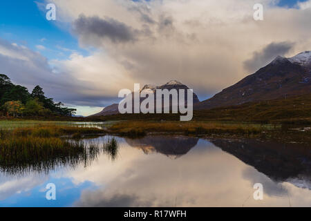 Great Britain, Scotland, Annat, Torridon Mountains, mountain landscape ...