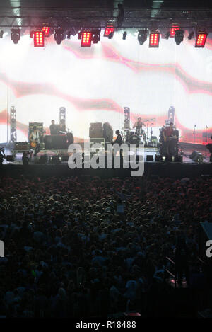 Jet performing live in concert The 'Sound Relief' music festival held ...