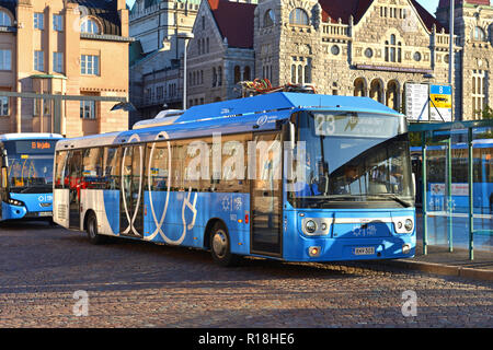 Linkker buses are first fast-charging electric buses in Finland Stock ...