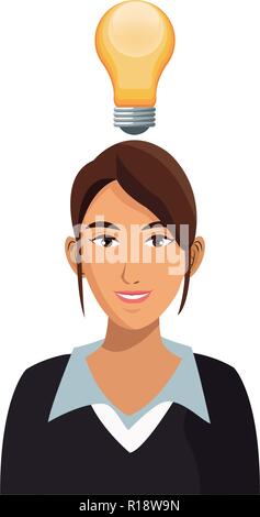 men with computer desktop and light bulb Stock Vector Image & Art - Alamy