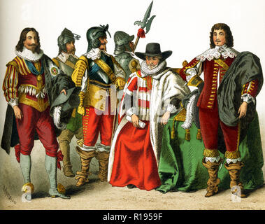 The figures represented here are all English people from the 1600s ...