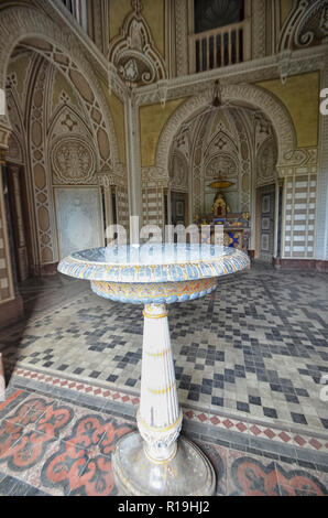 Moorish style palace interior fairy tale castle of 1001 Arabian nights ...