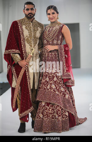 London 10 November 2018 The National Asian Wedding Show runway show ...