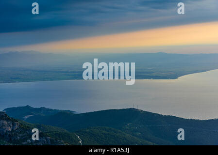 Amazing Landscape of coastline of Thassos island, East Macedonia and ...