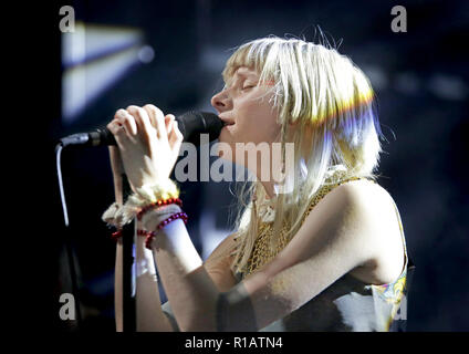 Aurora performing live in concert at Manchester Academy Featuring ...