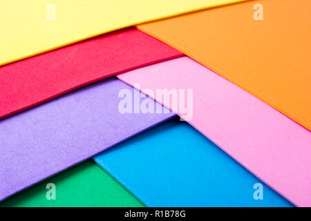 Material design colorful layers in geometric colorful overlap Stock ...