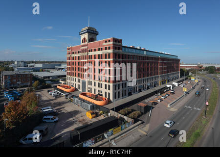 Fort Dunlop Travelodge building, Erdington, Birmingham, UK Stock Photo ...