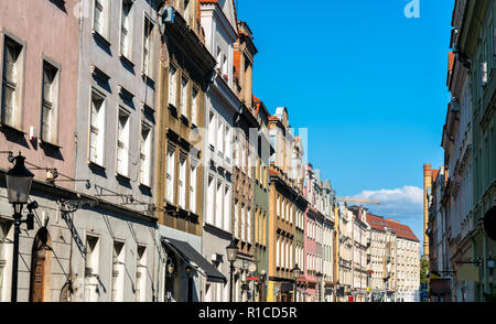 Poznan, Poland - Panorama of the city in the Wilda district, modern buildings and old ...