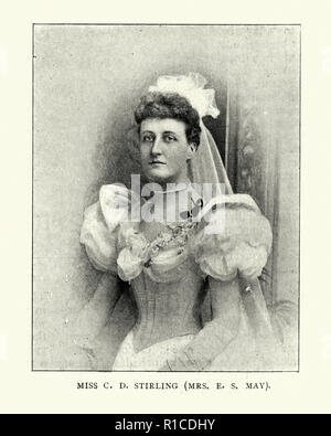 WEDDING DRESS 1899 Stock Photo - Alamy