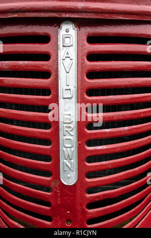 David Brown Super Cropmaster Tractor Stock Photo - Alamy