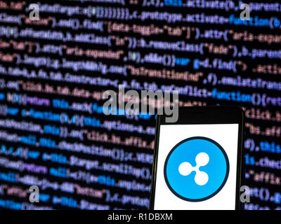 Ripple Labs logo on mobile device Stock Photo - Alamy