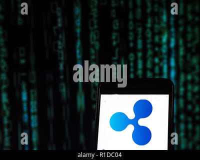 Ripple Labs logo on mobile device Stock Photo - Alamy