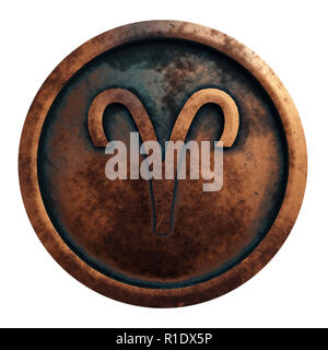 3d rendering sagittarius Zodiac Sign. Abstract night sky background ...