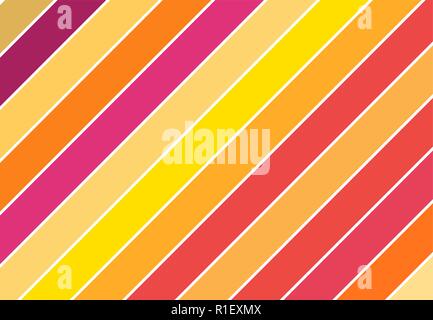 Summer colorful striped diagonal line round pattern vector background ...