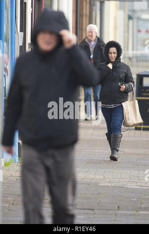 Storm Callum hits Scotland in Troon with high tide brings high waves ...