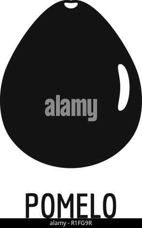 Pomelo icon. Simple illustration of pomelo vector icons set color ...