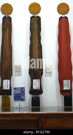 music, instrument, plucked string instruments, gogen, Japan, 19th Stock ...