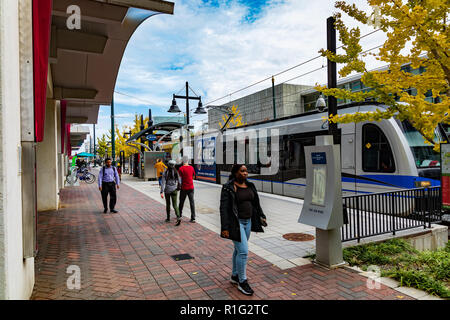 CHARLOTTE, NC, USA-11/08/18: Seventh Street Station for Charlotte's ...