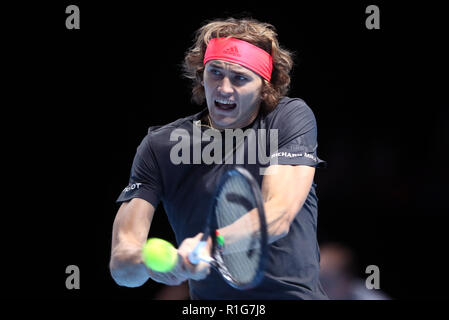 Germany's Alexander Zverev during the men's singles round of 32 of the ...
