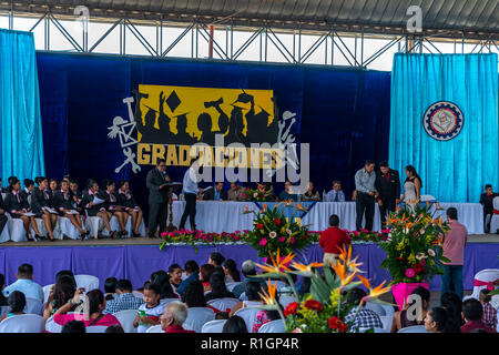 students graduating from Guatemalan college Stock Photo - Alamy