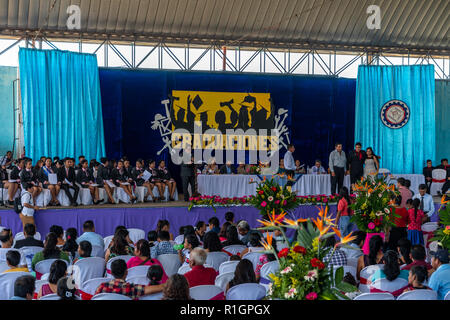 students graduating from Guatemalan college Stock Photo - Alamy
