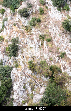 Steps from Atrani, Amalfi Coast, Italy Stock Photo - Alamy