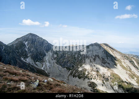 View of the Zapadne Tatry - Rohace from the summit of Velky Choc in ...
