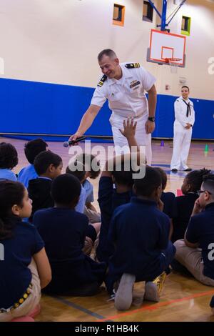 SPRINGFIELD, Mass. (September, 20 2018) Members of the USS Constitution ...