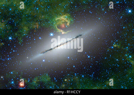 Galaxies, stars and nebulas in awesome space image. Colorful science ...