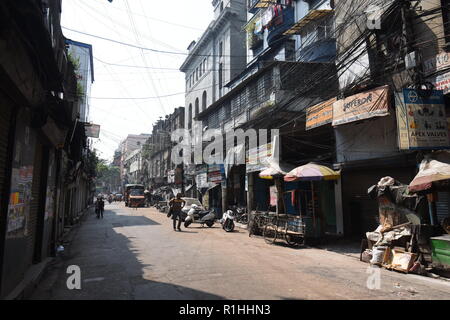 Netaji Subhas road, Burrabazar, Kolkata, India Stock Photo - Alamy