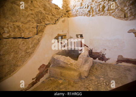 Masada A caldarium (hot room) in northern Roman-style public bath Stock ...