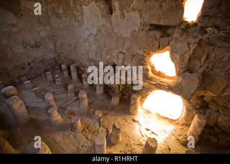 Masada A caldarium (hot room) in northern Roman-style public bath Stock ...