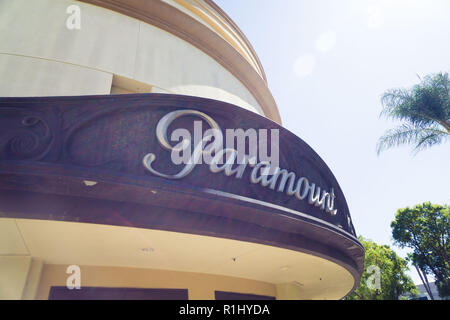 Hollywood California USA Paramount Film Movie TV Television Studio Art ...
